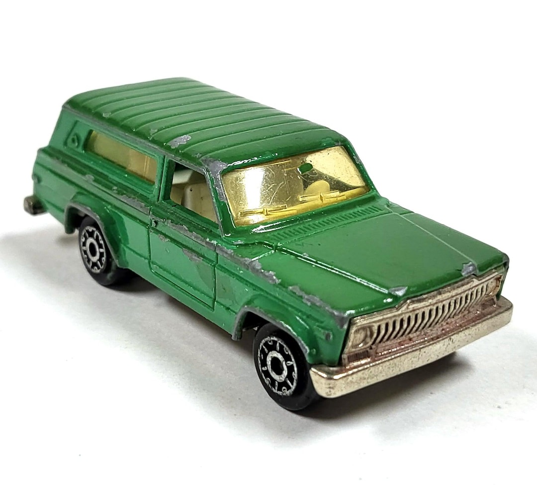 Vintage Majorette 236 Jeep Cherokee Green 1/64 Diecast Toy Car Model - Etsy