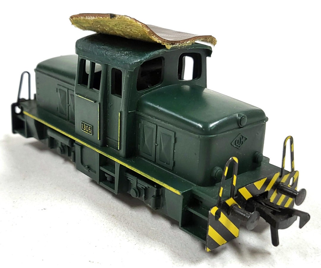 Vintage Fleischmann 1306 HO Green Diesel Switcher - Etsy