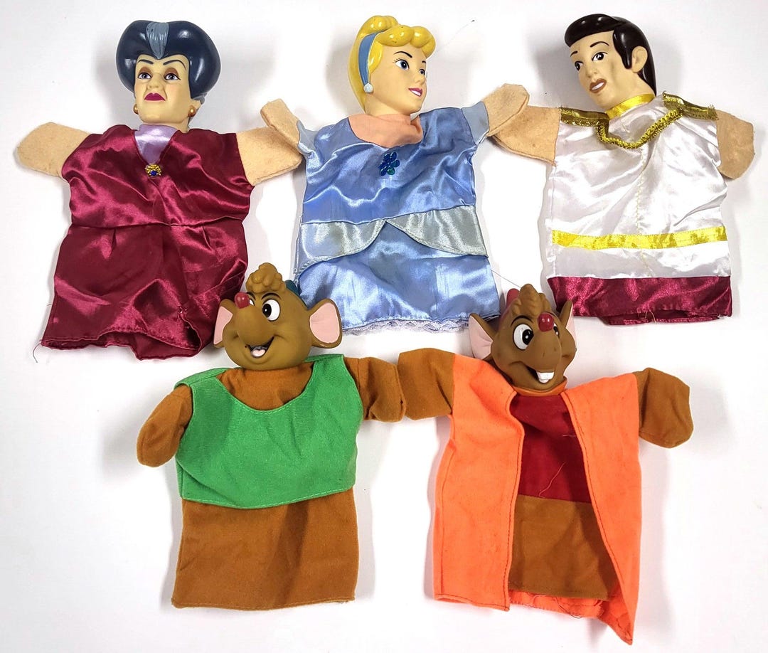 Vintage Beetosee Disney Cinderella Hand Puppets Promotional - Etsy