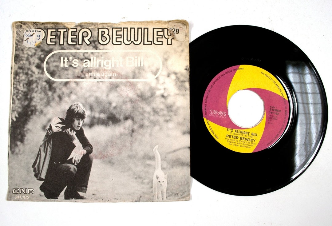 Peter Bewley It's Allright Bill 7 Vinyl VG/G - Etsy