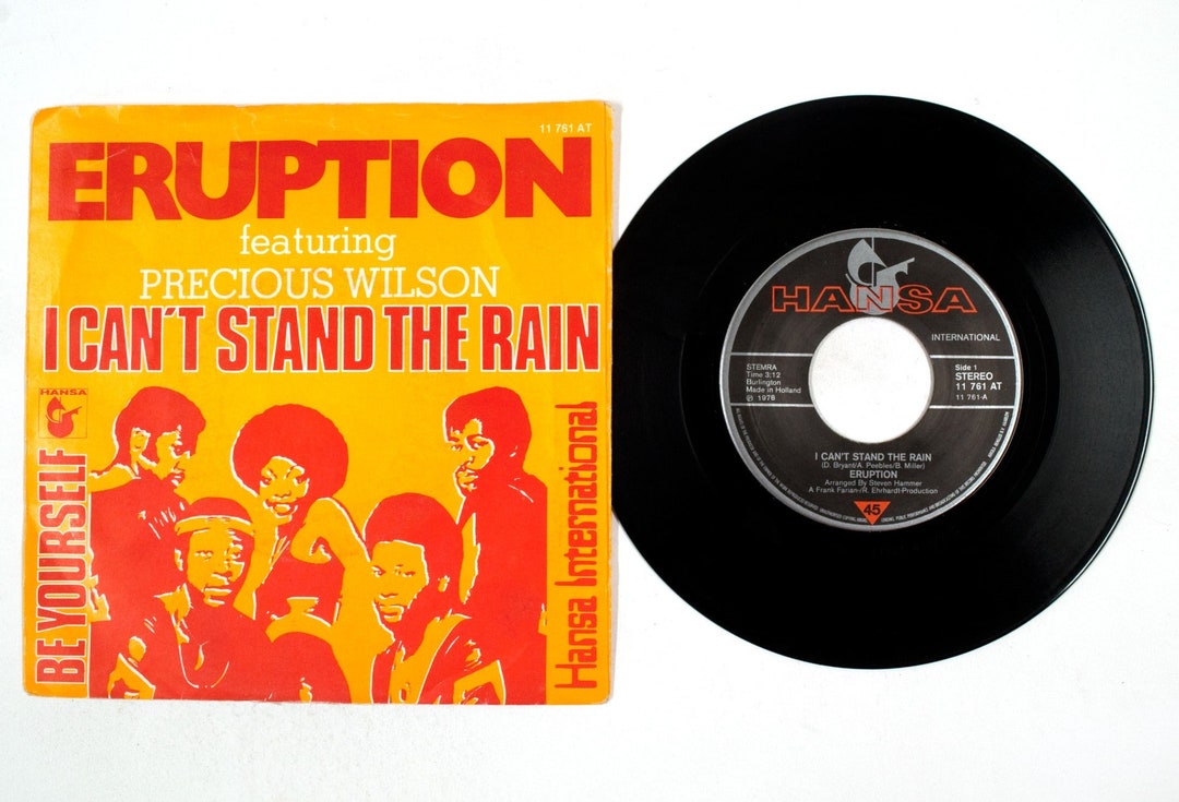 Eruption Featuring Precious Wilson – I Can't Stand the Rain 7" Vinyl NM ...