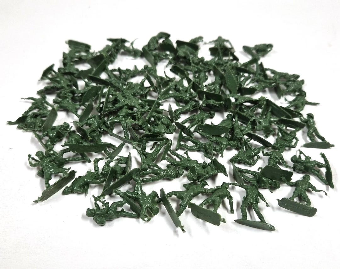 Vintage Hong Kong Mini Army Men Soldiers Lot – Plastic Figures - Etsy