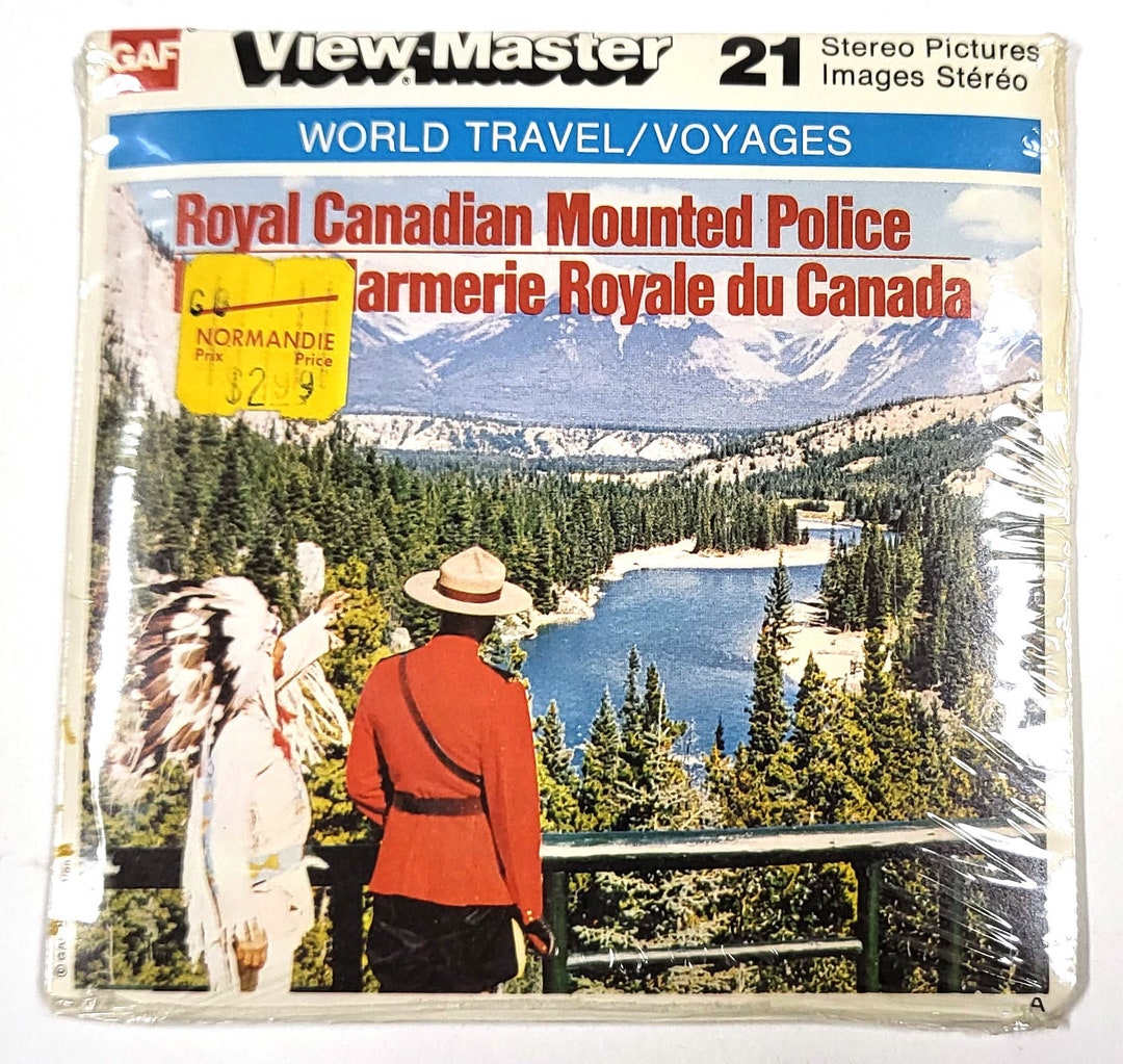 Vintage GAF View-master B750 Royal Canadian Mounted Police Sealed - Etsy