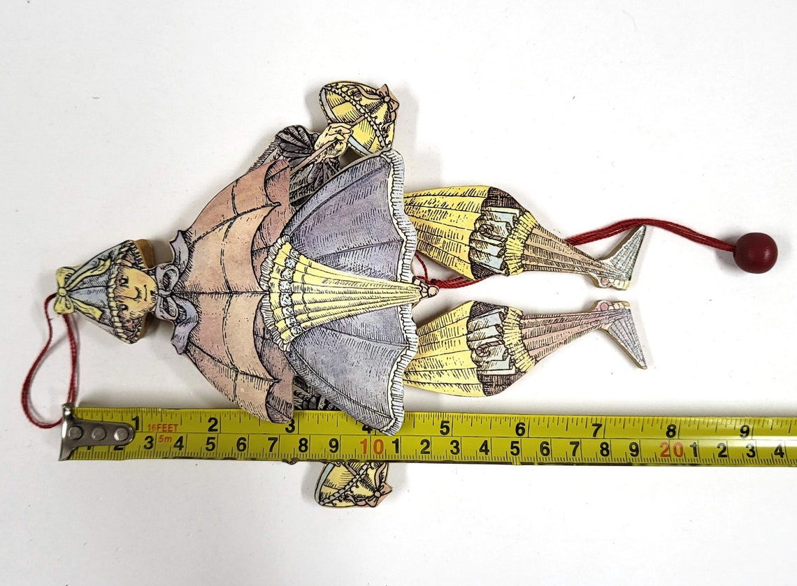 Vintage Jumping Jack Pull String Puppet Lot Circus - Etsy