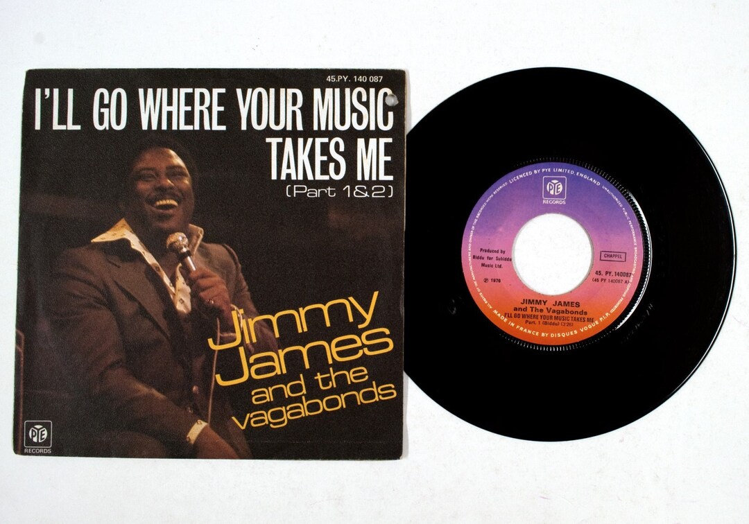 Jimmy James Vagabonds I'll Go Where Your Music Takes Me - Etsy