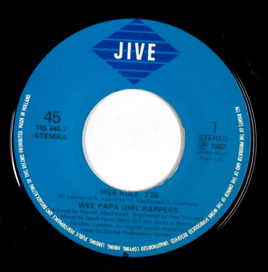 The Wee Papa Girl Rappers Wee Rule / Rebel Rap 7 Vinyl - Etsy