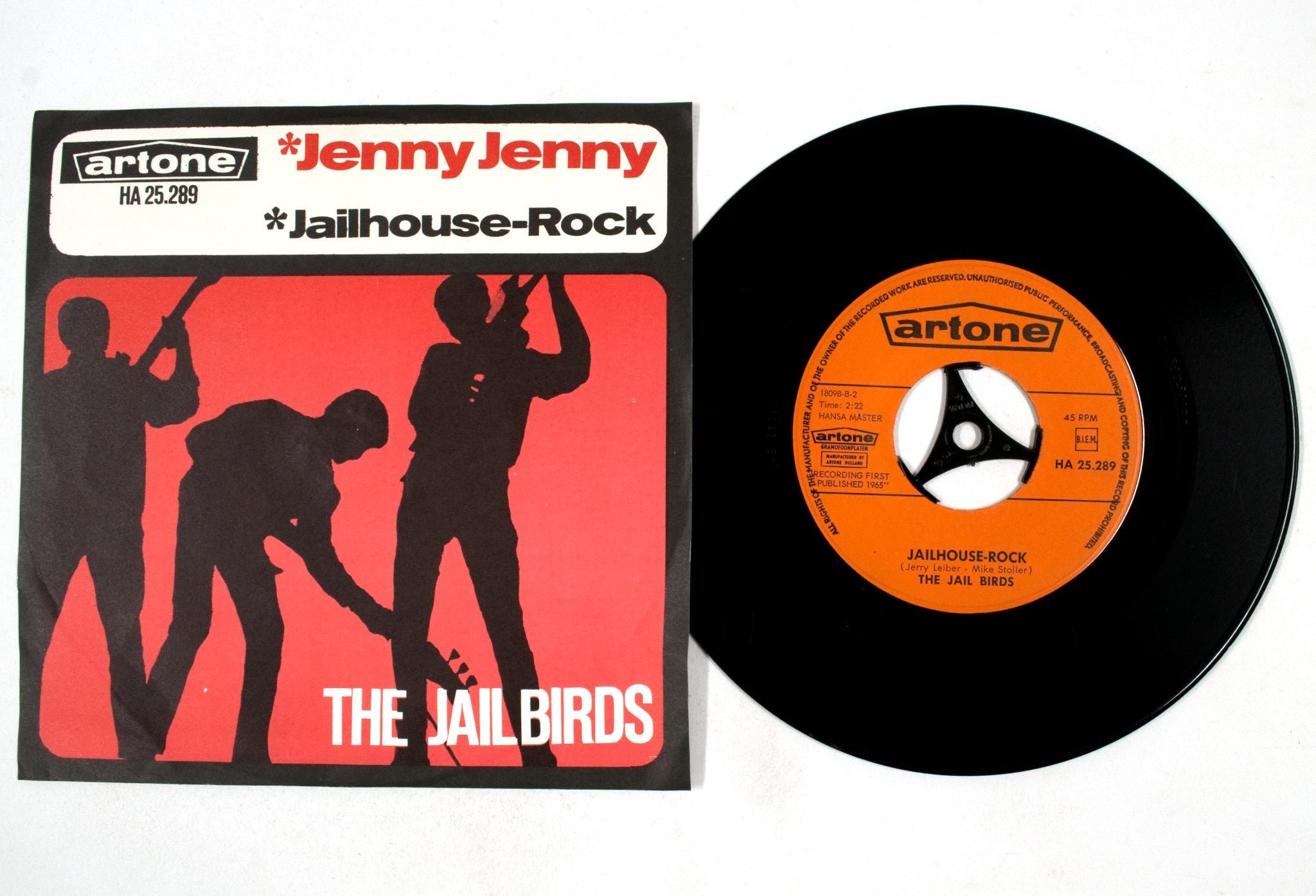 The Jailbirds Jenny Jenny / Jailhouse-rock 7 Vinyl - Etsy