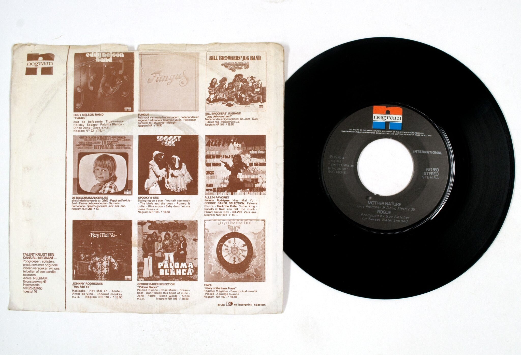 Rogue Fallen Angel / Mother Nature 7 Vinyl NM/G - Etsy