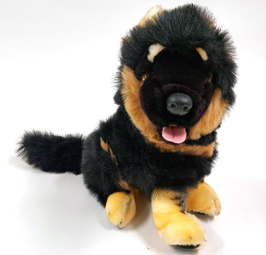 Vintage Frits Struis Apeldoorn Dog Plush – Black/brown Soft Toy – 12 ...