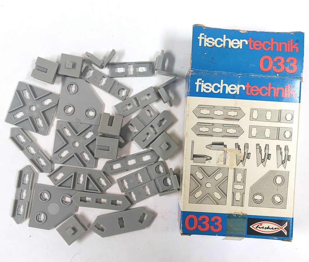 Vintage Fischertechnik 033 Spares Parts Complete 1971 W. Germany 30033 ...
