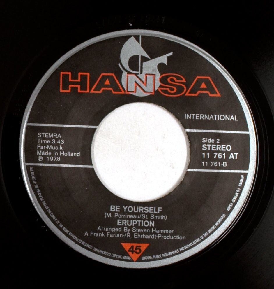 Eruption Featuring Precious Wilson I Can't Stand the - Etsy