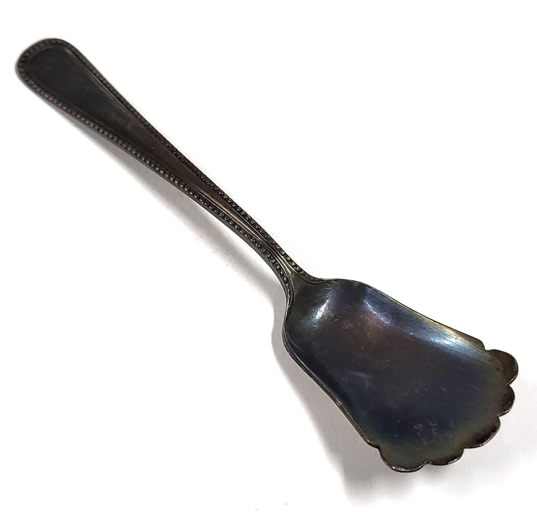 Vintage Antique Gero L GZ 90 Silverplate Sugar Spoon Netherlands Marked ...