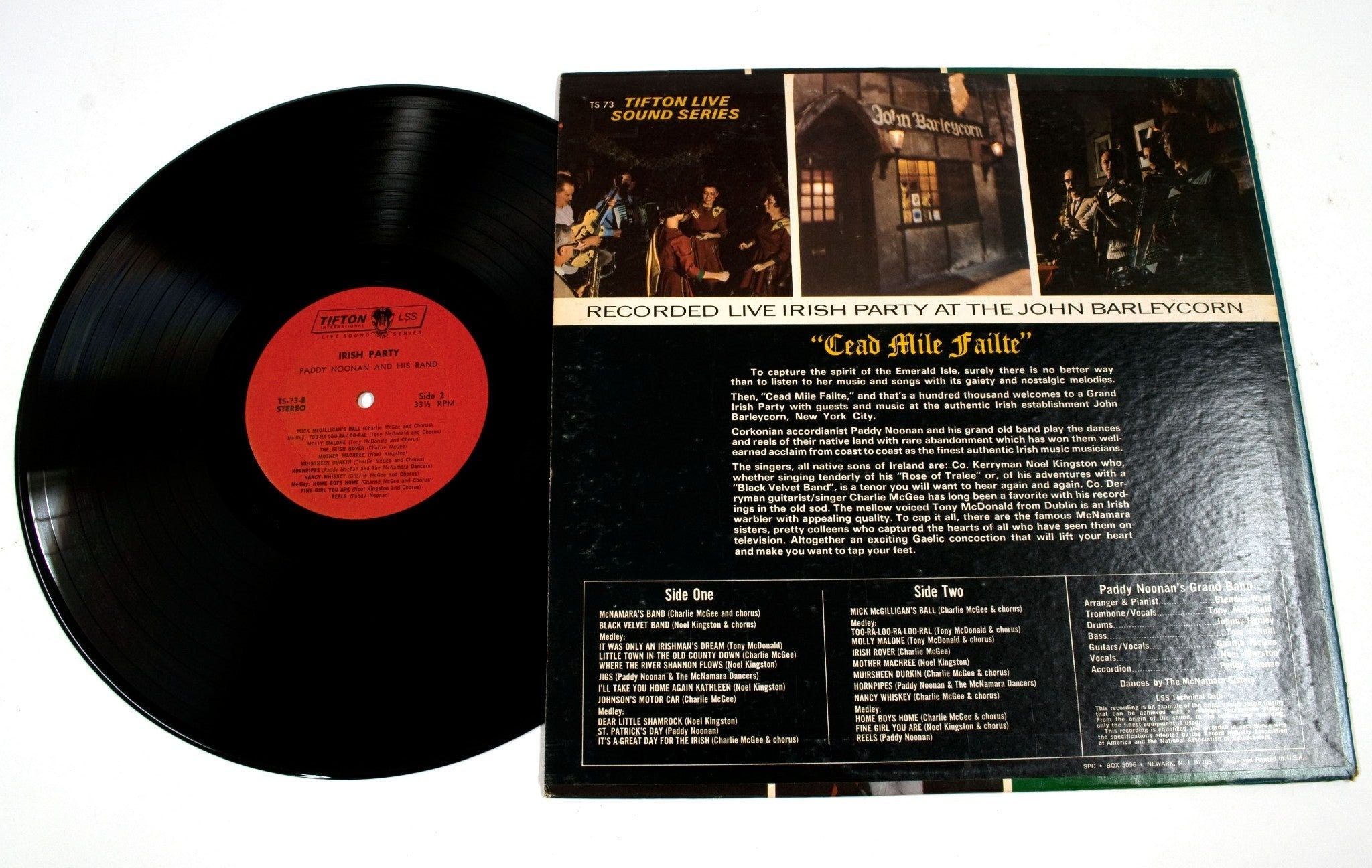 Paddy Noonan and His Grand Band Irish Party Live 12 - Etsy