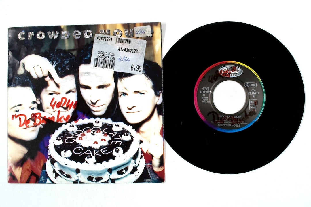 Crowded House Chocolate Cake / as Sure as I Am 7 Vinyl - Etsy Crowded House Chocolate Cake / as Sure as I Am 7 Vinyl - Etsy