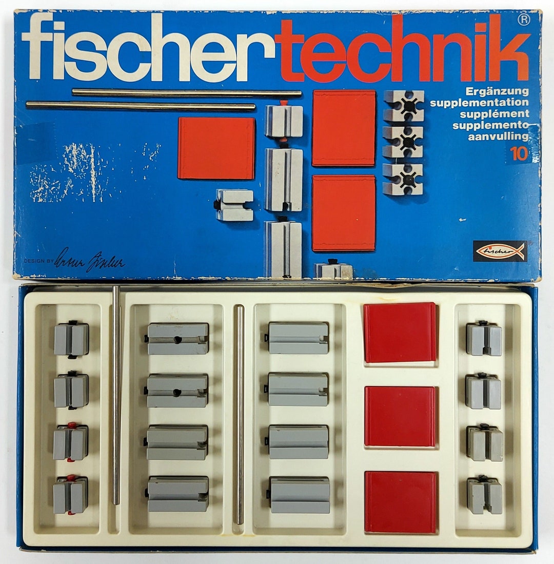 Vintage Fischertechnik 10 Parts Spares Complete W. Germany - Etsy