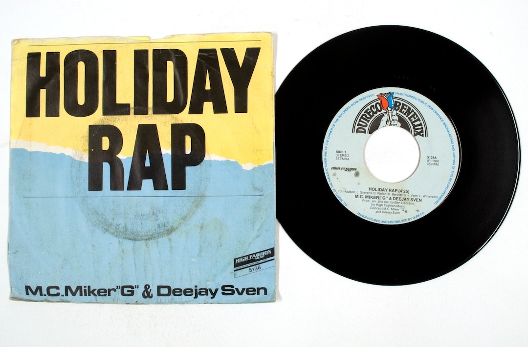 MC Miker g & Deejay Sven Holiday Rap / Whimsical Touch 7 Vinyl VG/G - Etsy