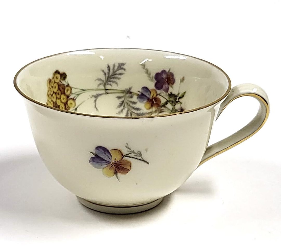 Vintage Zeh Scherzer Bavaria Porcelain Teacup – Floral “elite” Pattern ...