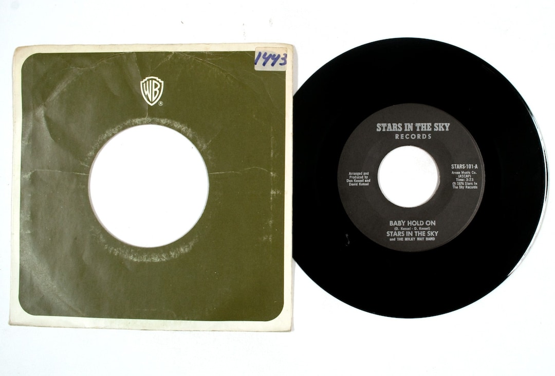 Stars in the Sky and the Milky Way Band Baby Hold on / Love - Etsy