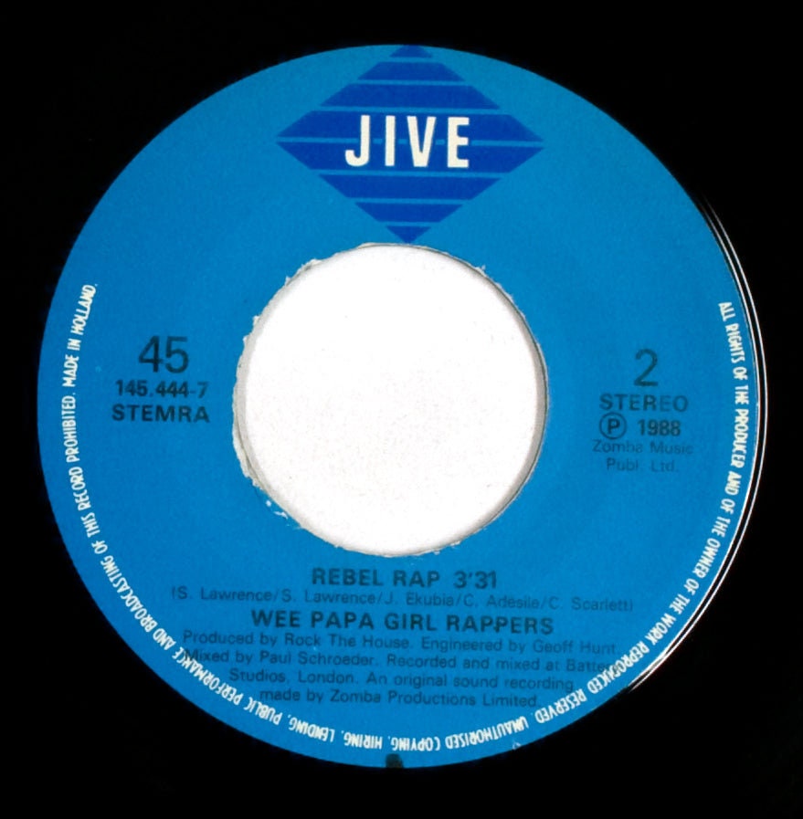 The Wee Papa Girl Rappers Wee Rule / Rebel Rap 7 Vinyl - Etsy
