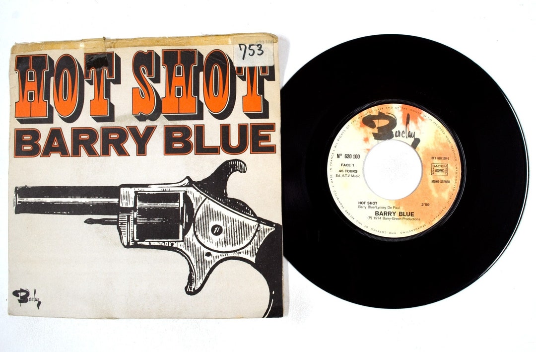 Barry Blue – Hot Shot / Hobo Man 7" Vinyl VG+/VG - Etsy