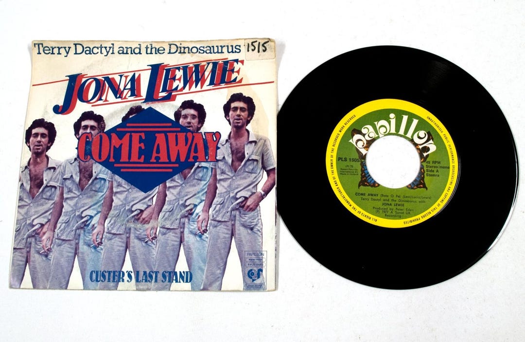 Terry Dactyl & the Dinosaurs With Jona Lewie – Come Away – 7" Vinyl ...