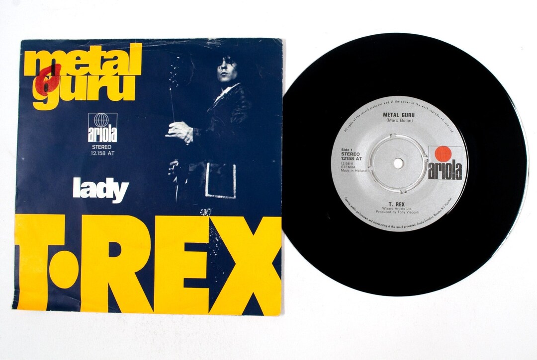 T. Rex – Metal Guru / Lady 7" Vinyl NM/G - Etsy