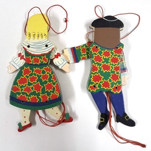 Vintage Jumping Jack Pull String Puppet Masked Pirates 2pcs 6 Wood - Etsy