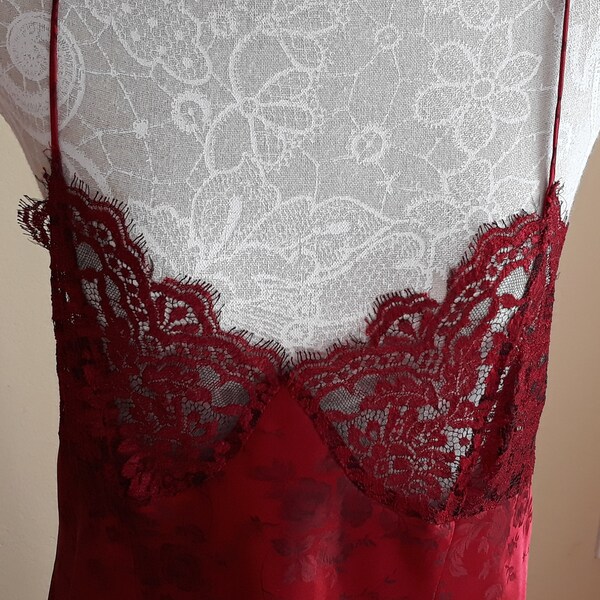 Red Negligee - Etsy