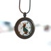 Peter Rabbit Locket Origami Bunny Glass Locket Sterling Silver Locket ...
