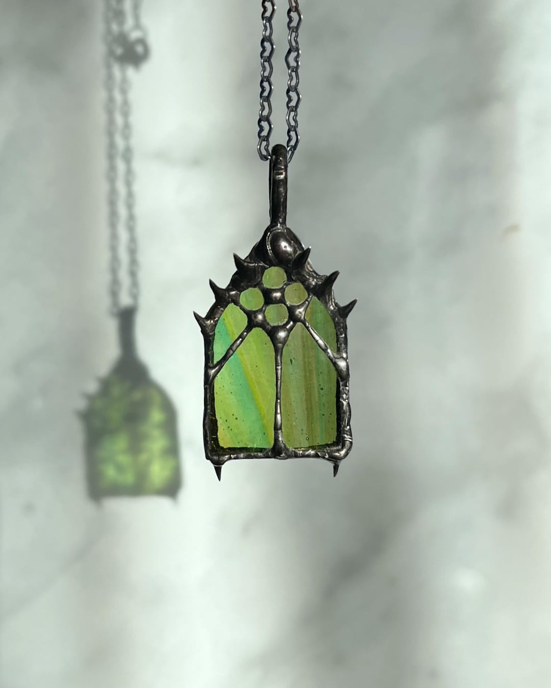 Cathedral Window Medieval Necklace Gothic Christian Jewelry Soft ...
