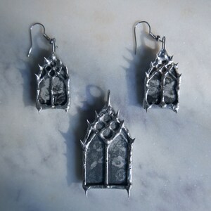 Medieval Cathedral Window Earring Church Window Gothic Cathedral ...