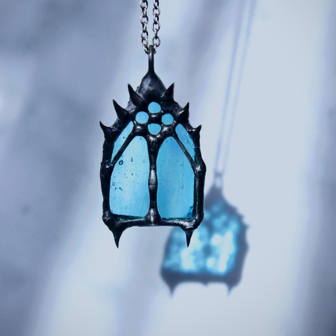 Cathedral Window Medieval Necklace Spiky Gothic Church Christian ...