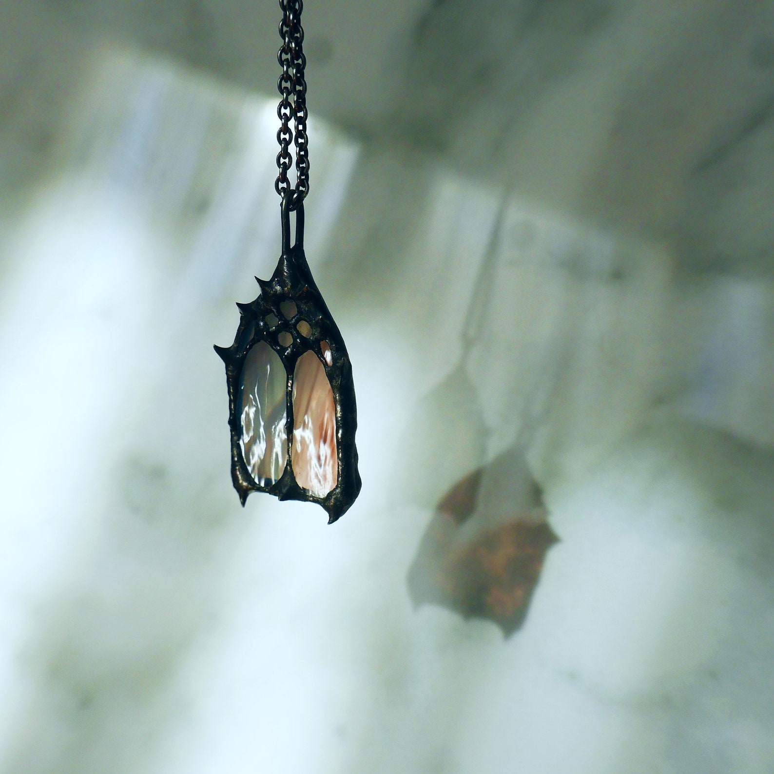 Medieval Cathedral Window Spiky Necklace Gothic Church Christian ...