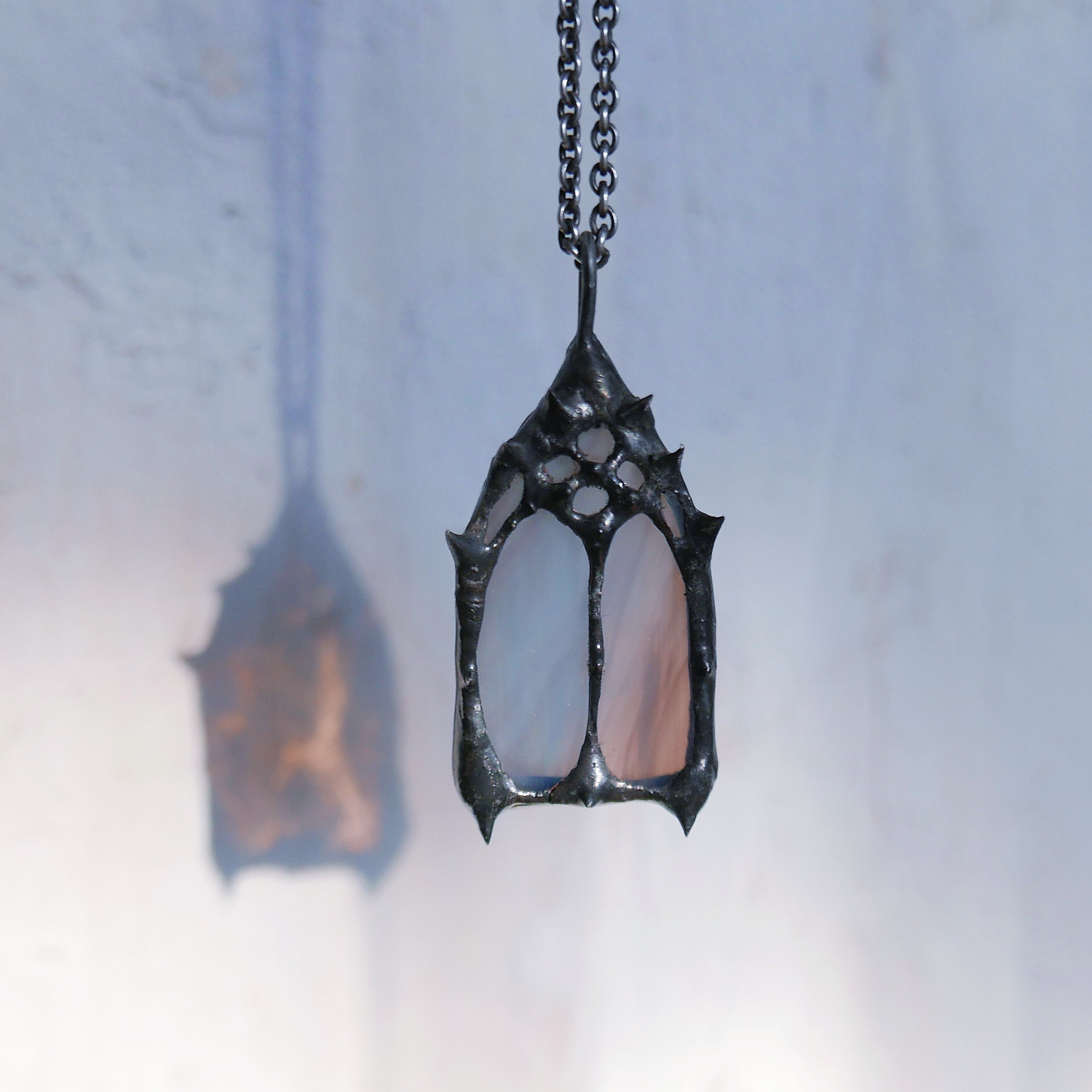 Medieval Cathedral Window Spiky Necklace Gothic Church Christian ...