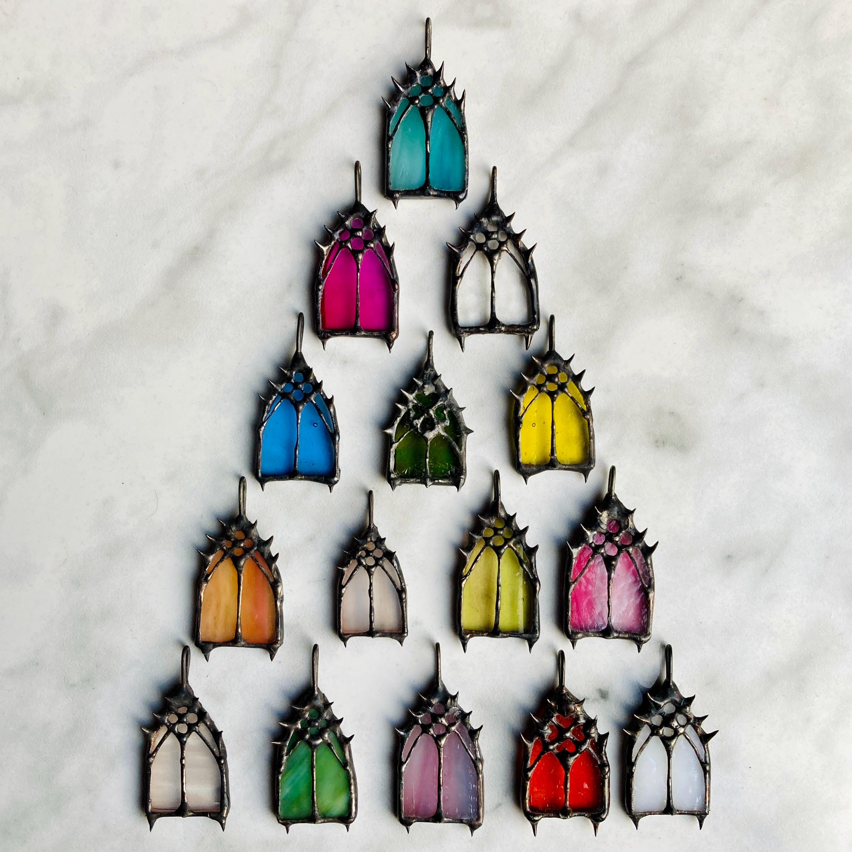 Cathedral Window Medieval Necklace Spiky Gothic Church Christian ...