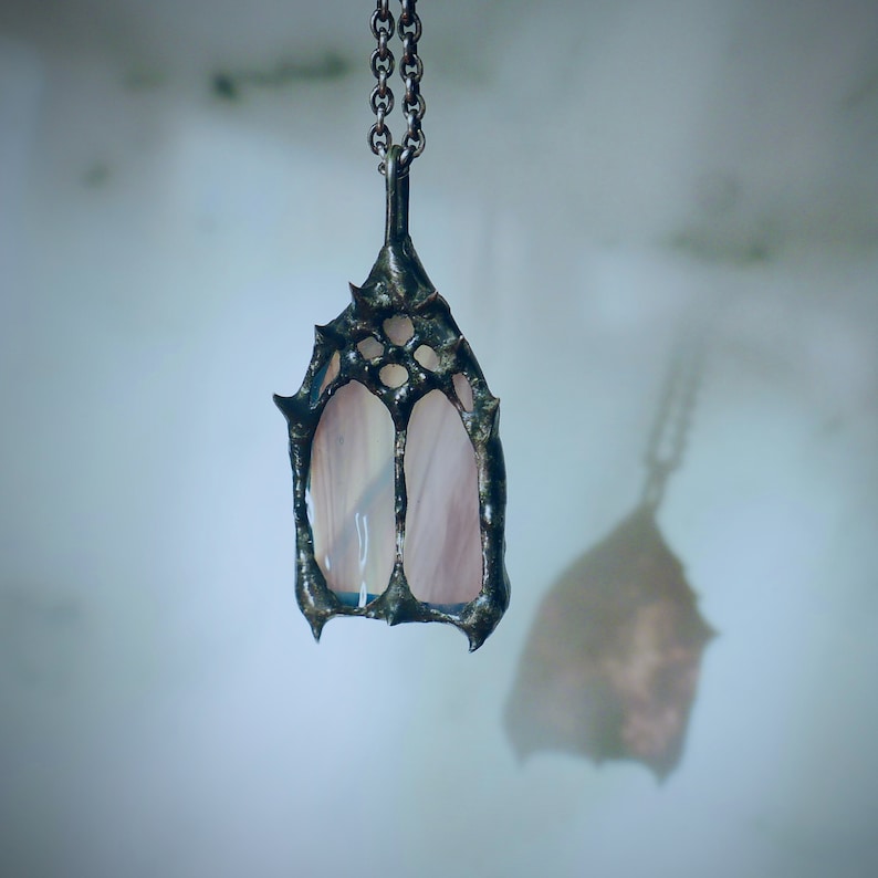 Medieval Cathedral Window Spiky Necklace Gothic Church Christian ...