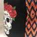 Gorgeoushand Painted Wayuu Bag Skull Candy Red Roses - Etsy