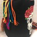 Gorgeoushand Painted Wayuu Bag Skull Candy Red Roses - Etsy