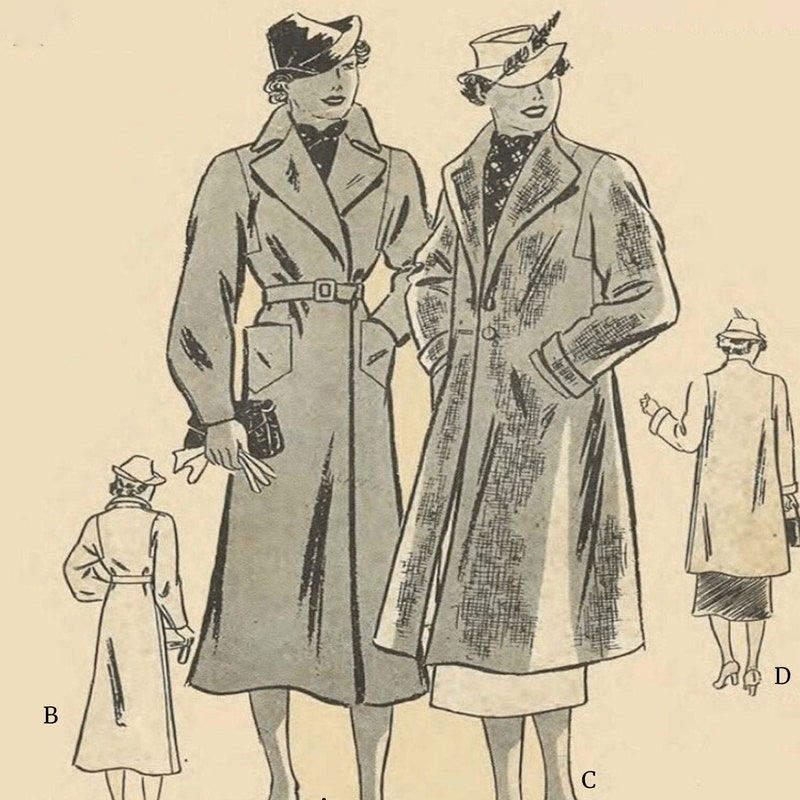 1920s Coat Pattern - Etsy