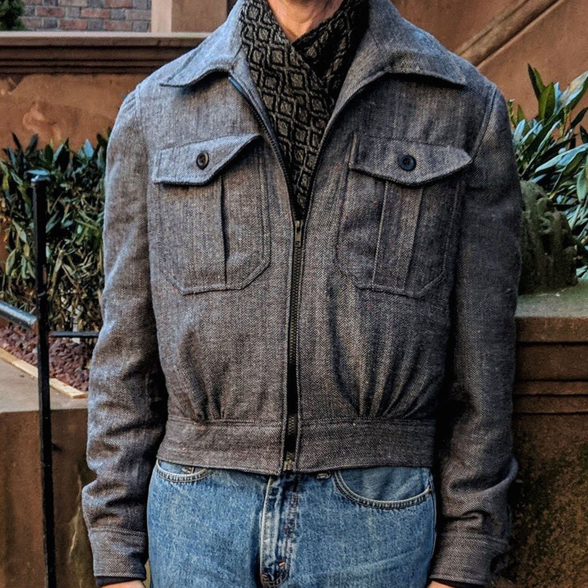 PDF - 1940s Men's Lumber Jacket Sewing Pattern: Chest 38"-40" (102cm ...