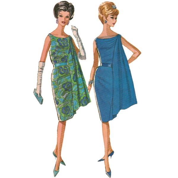 Draped Dress Pattern - Etsy