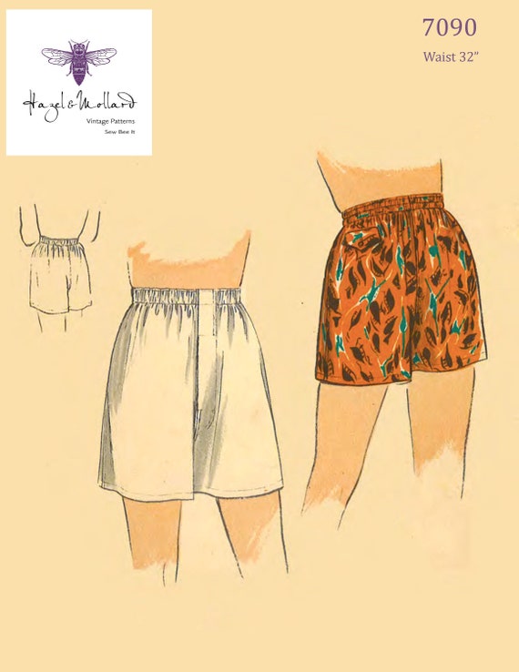 Vintage 1950's Sewing Pattern: Men's Boxer Shorts or | Etsy