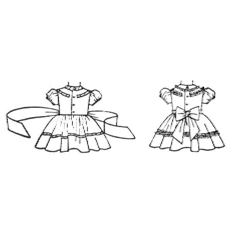 PDF - 1950s Toddler Dress & Coat Sewing Pattern: Age 3 - Download - Etsy