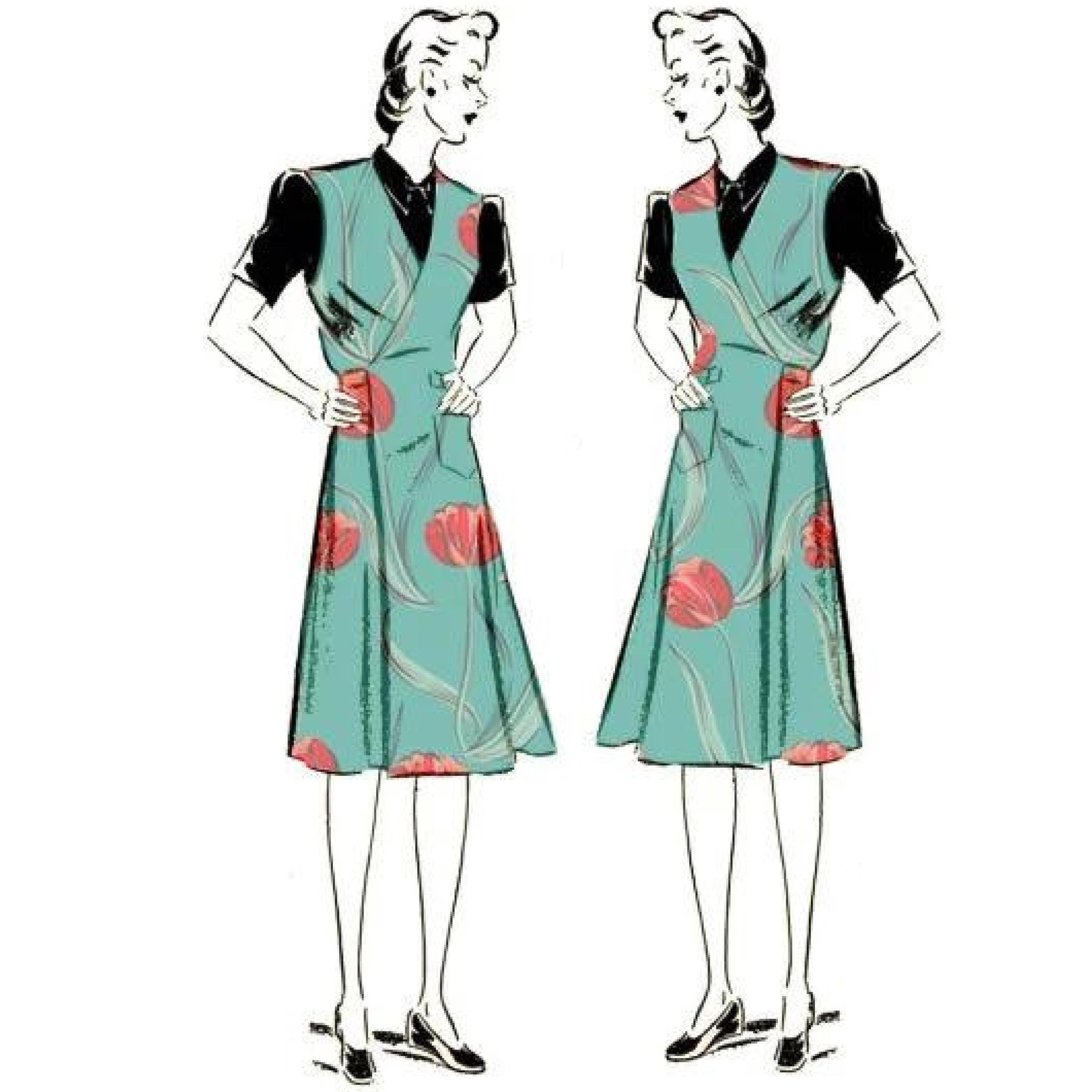 PDF - 1930s Mrs Hall's Apron & Pinafore Sewing Pattern: Beginner ...