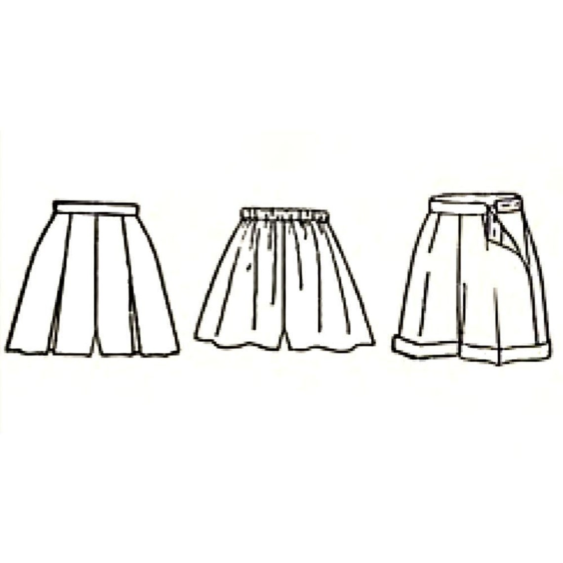 PDF - 1940's Vintage Reproduction Sewing Pattern Shorts - Waist 25" (63 ...