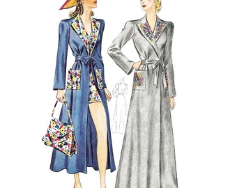 House Coat Pattern - Etsy