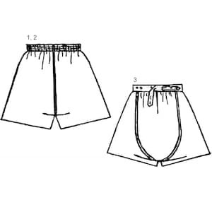 PDF - Vintage 1950's Sewing Pattern: Men's Underwear - Waist 38” (96 ...
