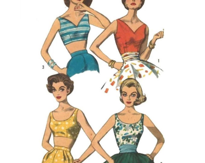 PDF Vintage 1940's Sewing Pattern: Set of Tailored, Gloves in Two ...