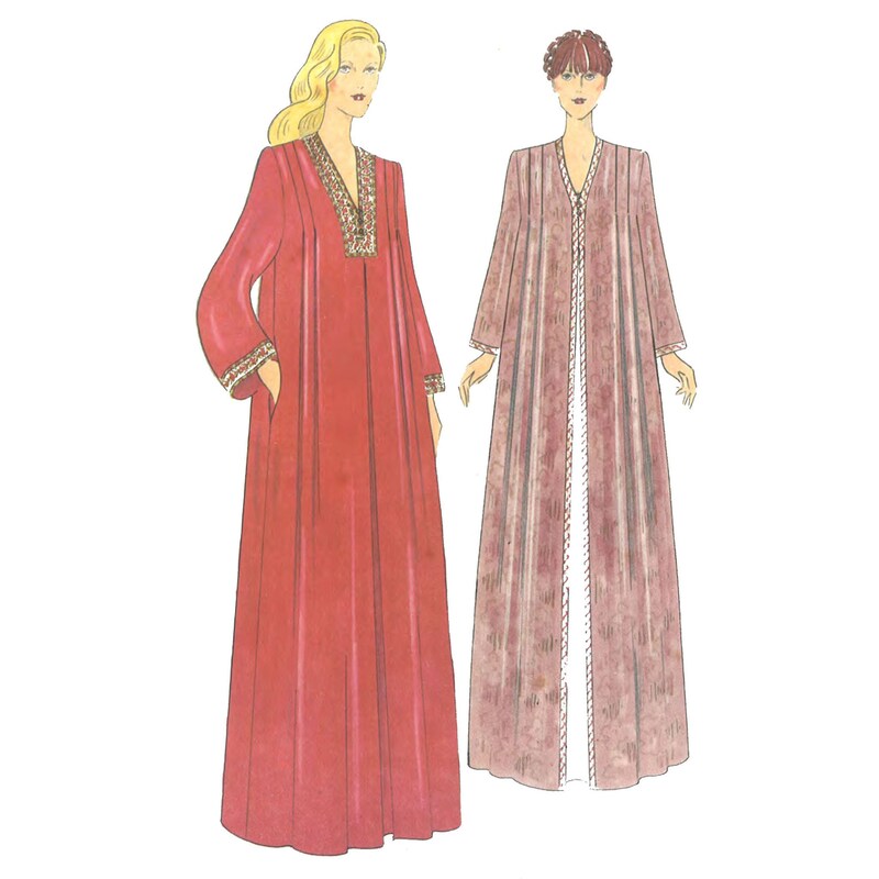 Caftan Sewing Pattern - Etsy