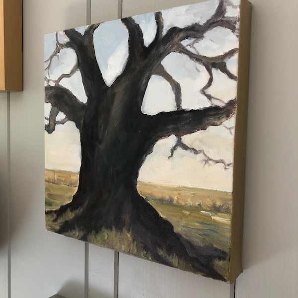 Oak Tree Painting - Etsy